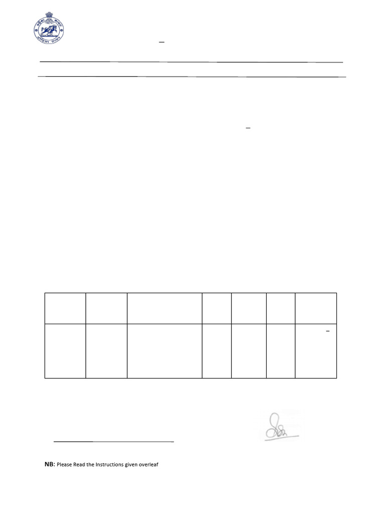 Admit Card Template | PDF