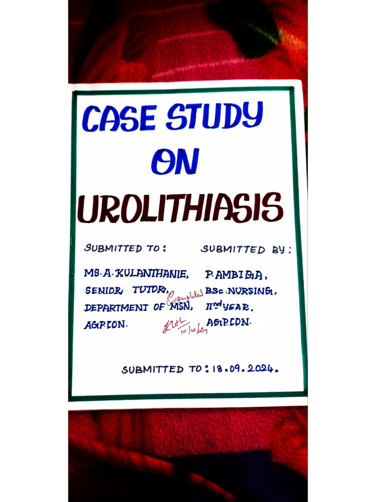 Renal Calculi | PDF