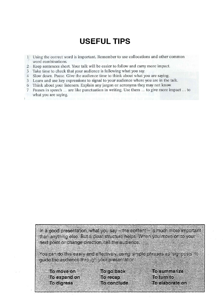 Presenting Signposting | PDF