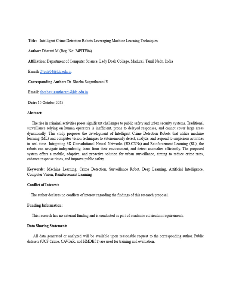 RM Research Approach | PDF | Machine Learning | Surveillance