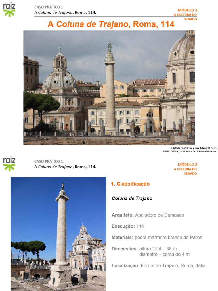 CP10 M2 Coluna Trajano Final | PDF | Roma | Império Romano