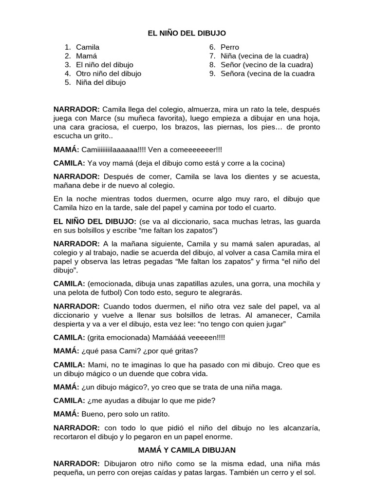 El Niño Del Dibujo | PDF