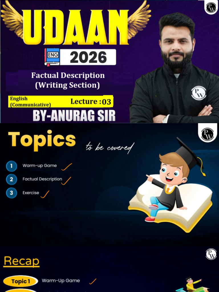 Factual Description (Writing Section) | PDF