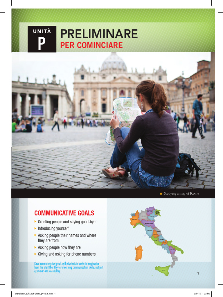 Italian Greetings and Introductions Guide | PDF | Linguistics