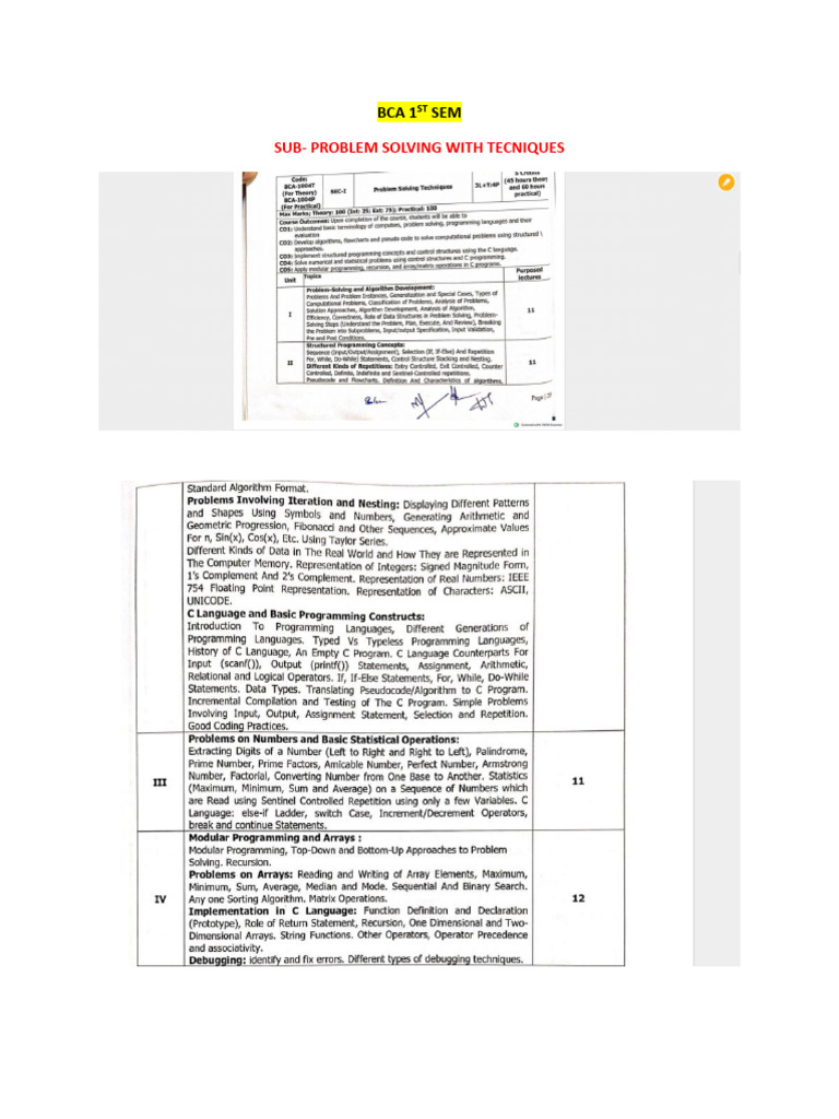 Problem Solving Tecniques Pdf Algorithms Function Mathematics