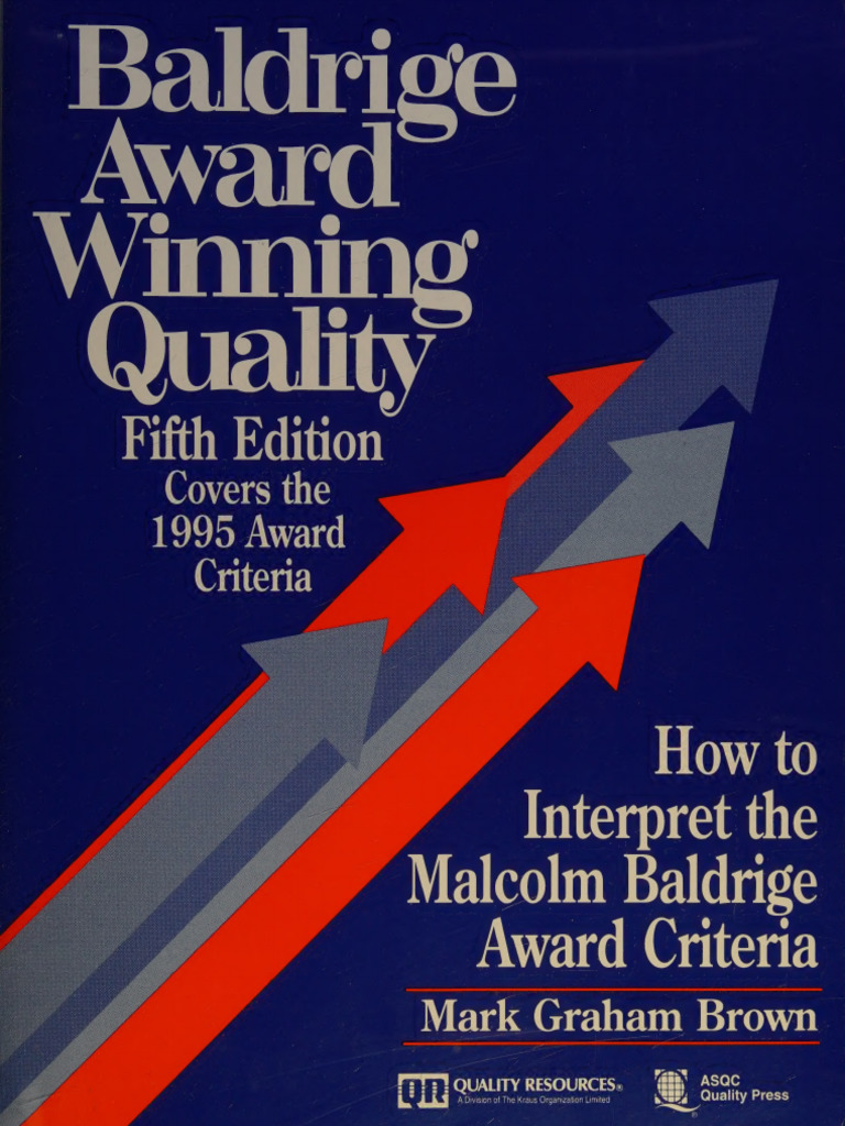 Interpret Malcolm Baldrige Award Criteria | PDF