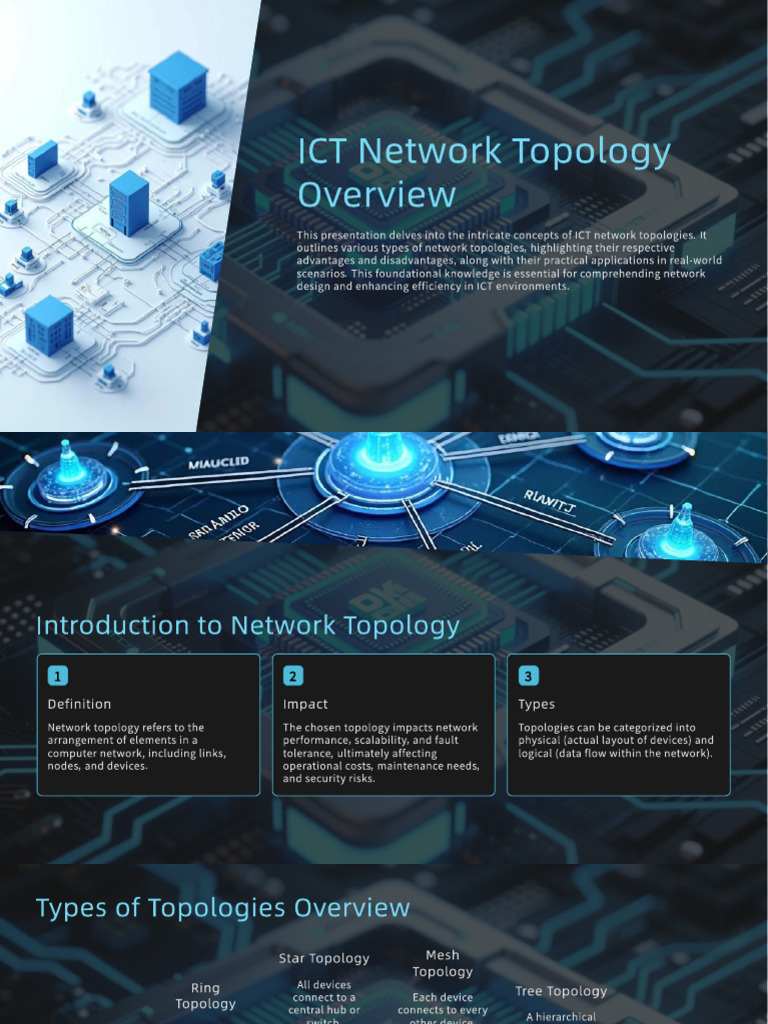ICT Network Topology Overview | PDF | Network Topology | Computer Network