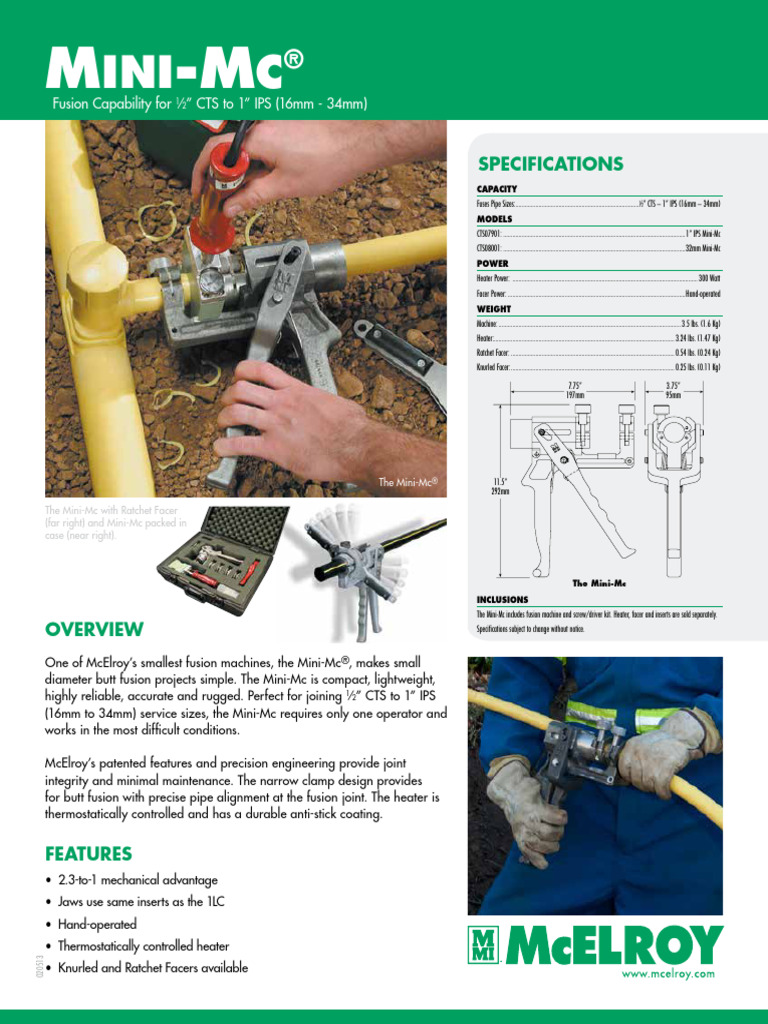 ficha-tecnica-MiniMc | PDF | Mechanical Engineering | Equipment