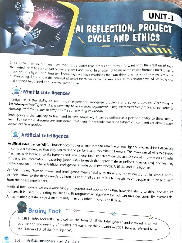 AI Chapter 1 | PDF