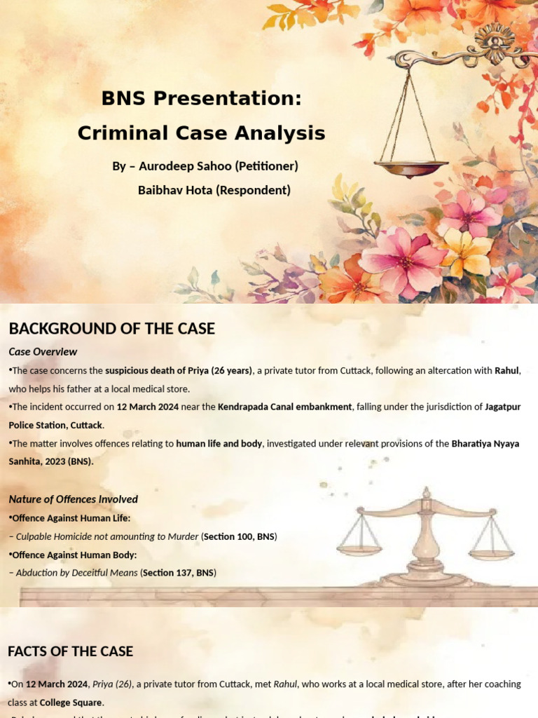 BNS 1 Presentation | PDF | Acquittal | Deception