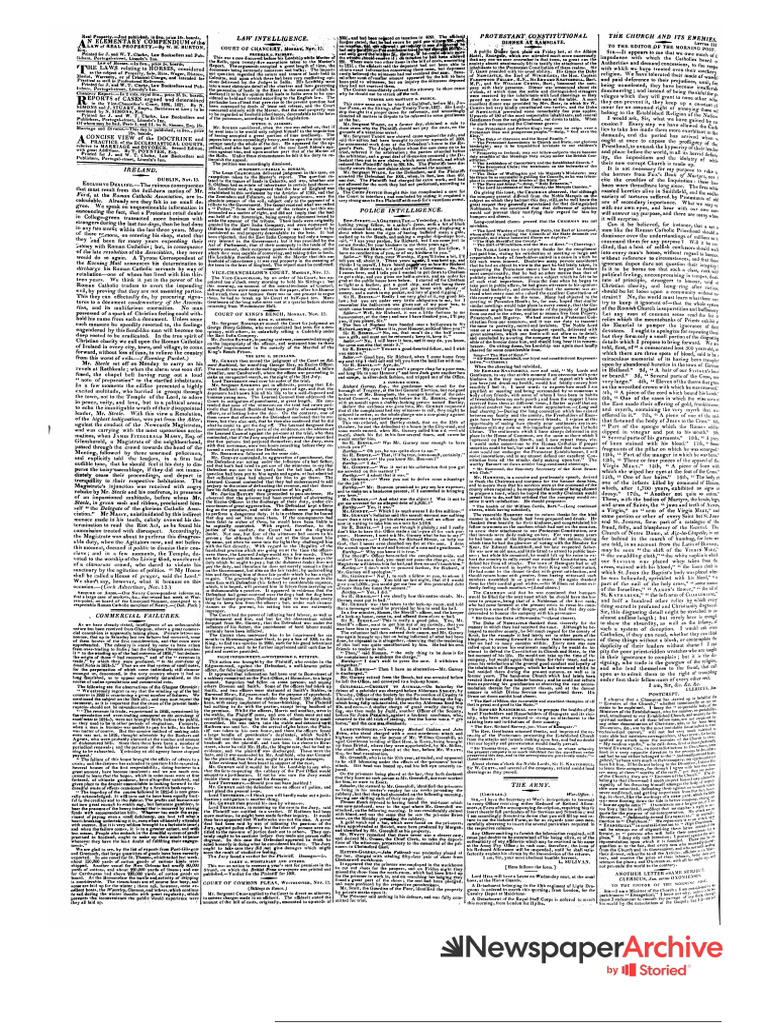 Nov 18 1828 London Morning Post P 2 | PDF | Common Law