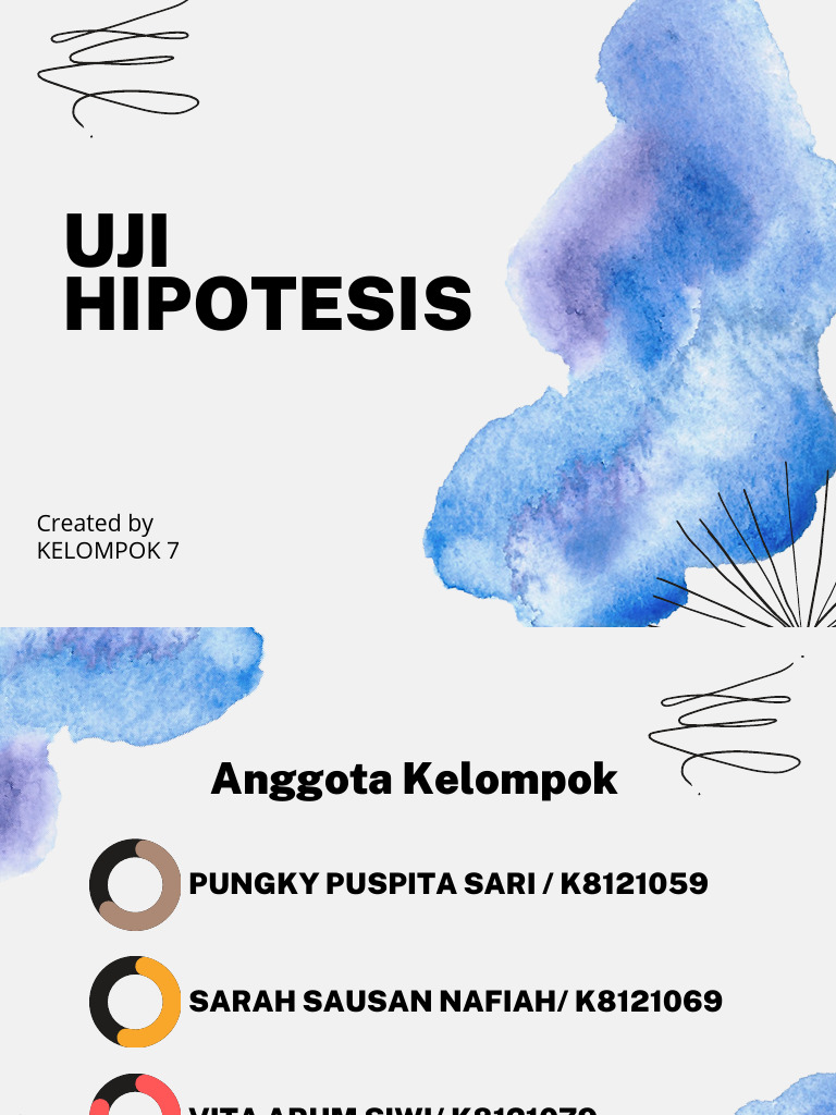 Pengujian Hipotesis: Metode dan Contoh | PDF