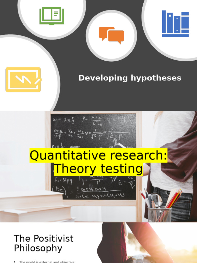 Lecture 6 - Developing Hypotheses | PDF | Hypothesis | Theory