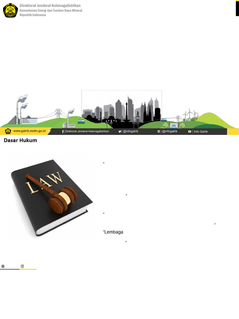 Materi Paparan Esdm Presentasi Sosialisasi | PDF