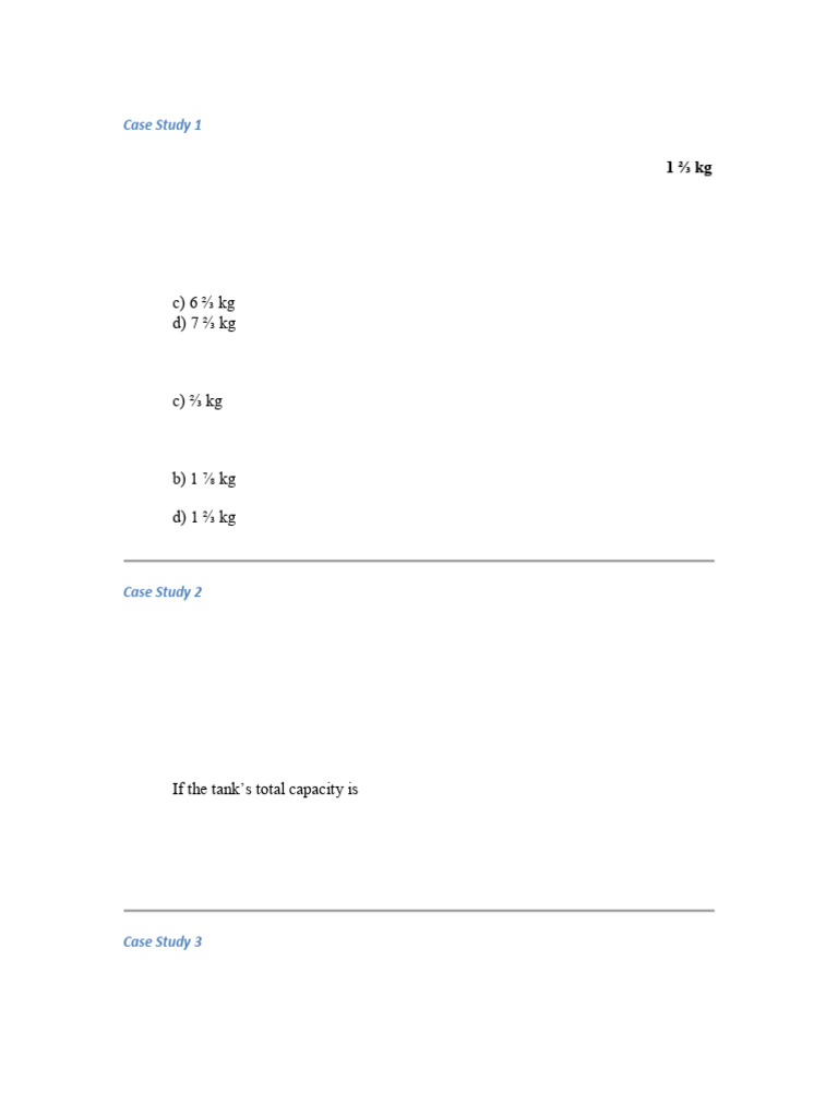 Class 7 Case Study Questions | PDF | Angle | Triangle