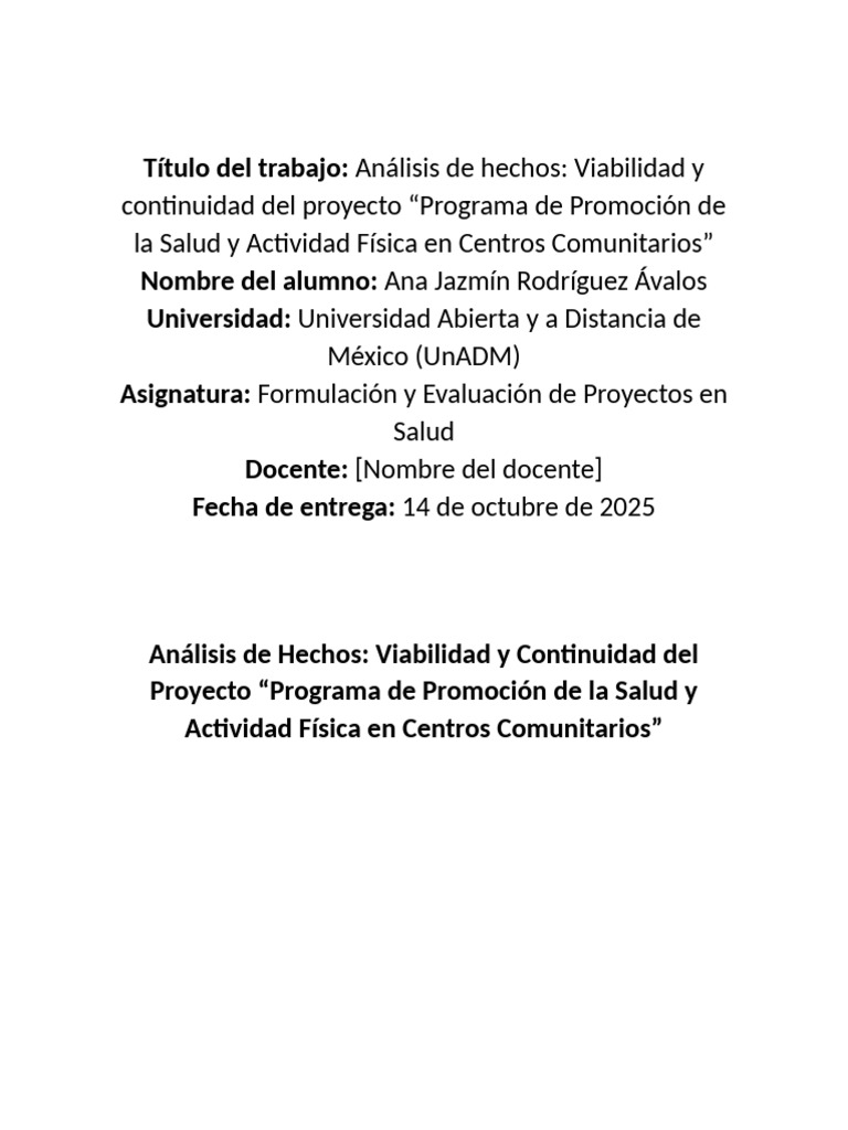 Hefep - U1 - Ea - Xxyz X | PDF | Presupuesto | Sustentabilidad