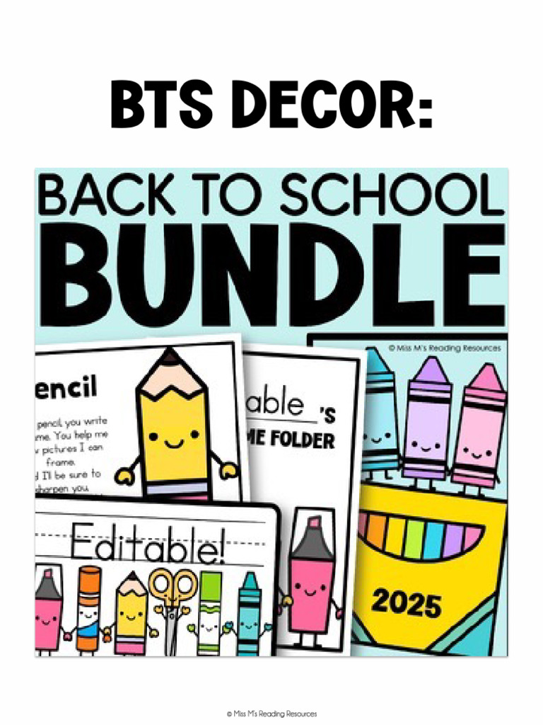 Pencil Cup Labels FREEBIE | PDF