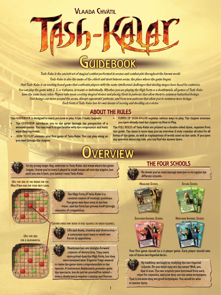 Tash Kalar Guidebook en | PDF