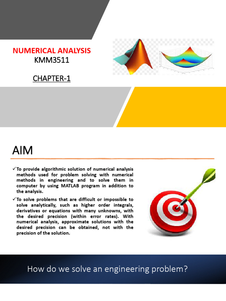 Numerical Analysis-1. Hafta | PDF | Numerical Analysis | Mathematical Analysis