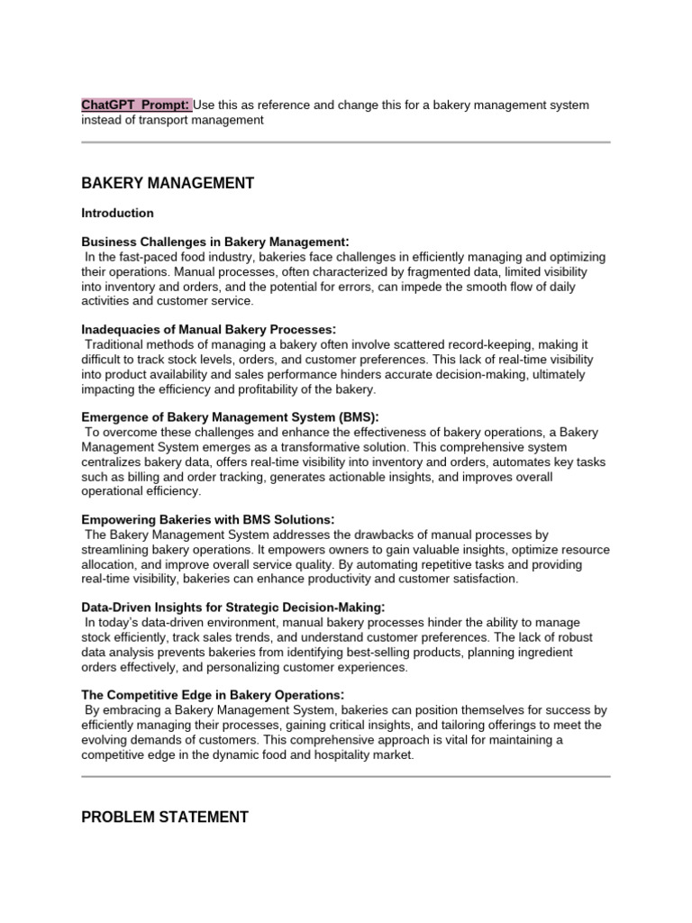Intro - Problem Statement - Objective | PDF | Data | Inventory