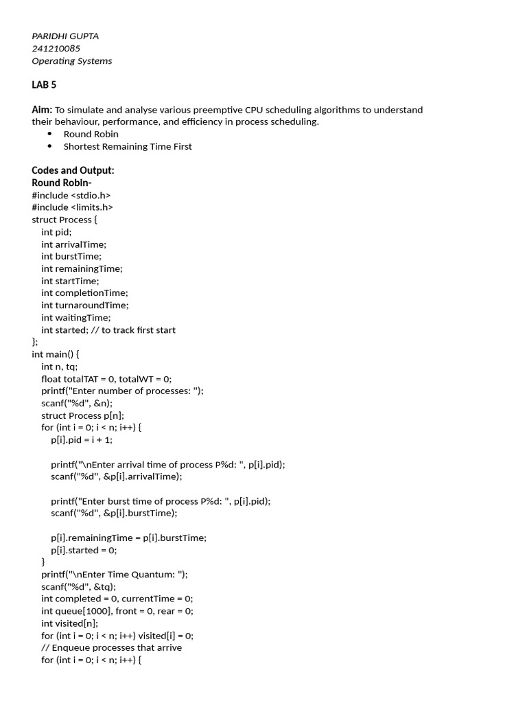 Lab5 OS | PDF | Software Engineering | Concurrent Computing