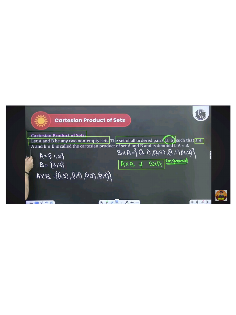 Maths Relation and Functions Class 11th | PDF