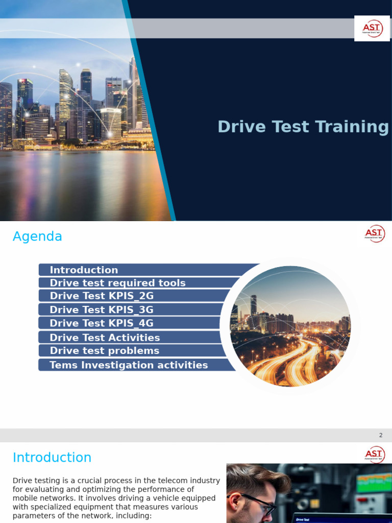 Drive Test Training | PDF | Mimo | Cellular Network