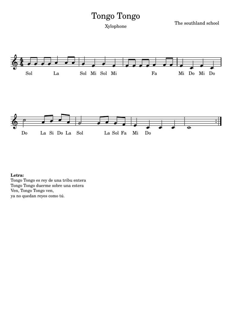 Tongo Tongo Final Con Notas | PDF