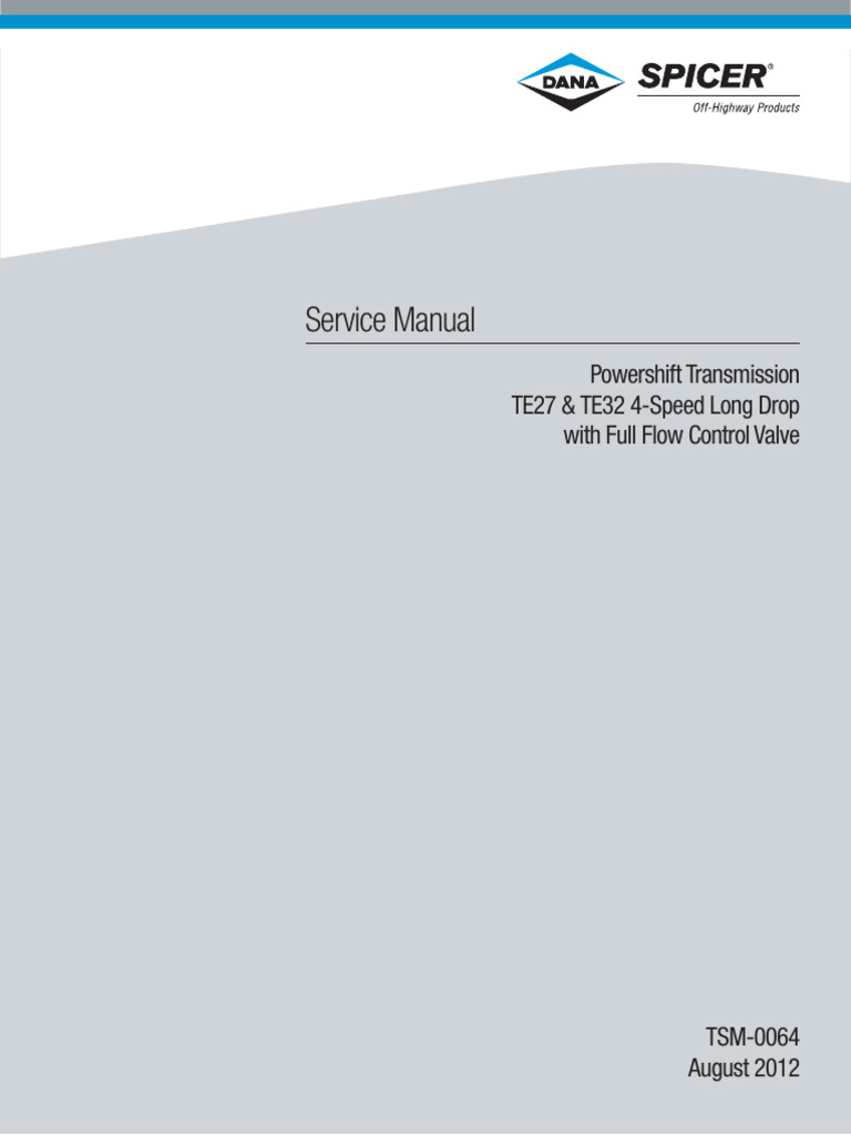 Transmisión T32 de ST18 | PDF | Clutch | Pump