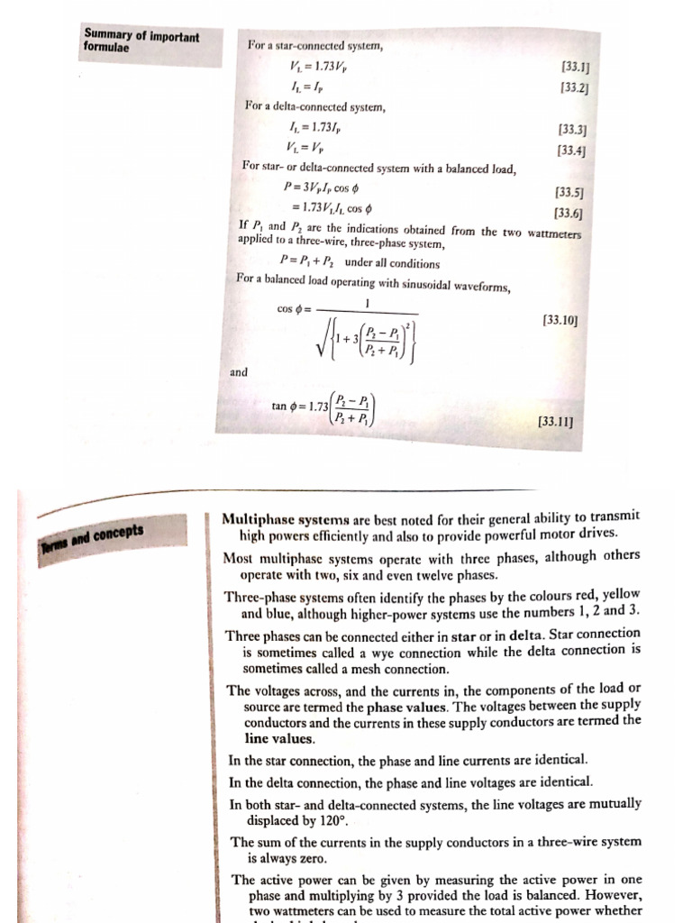 Three Phase Summary | PDF