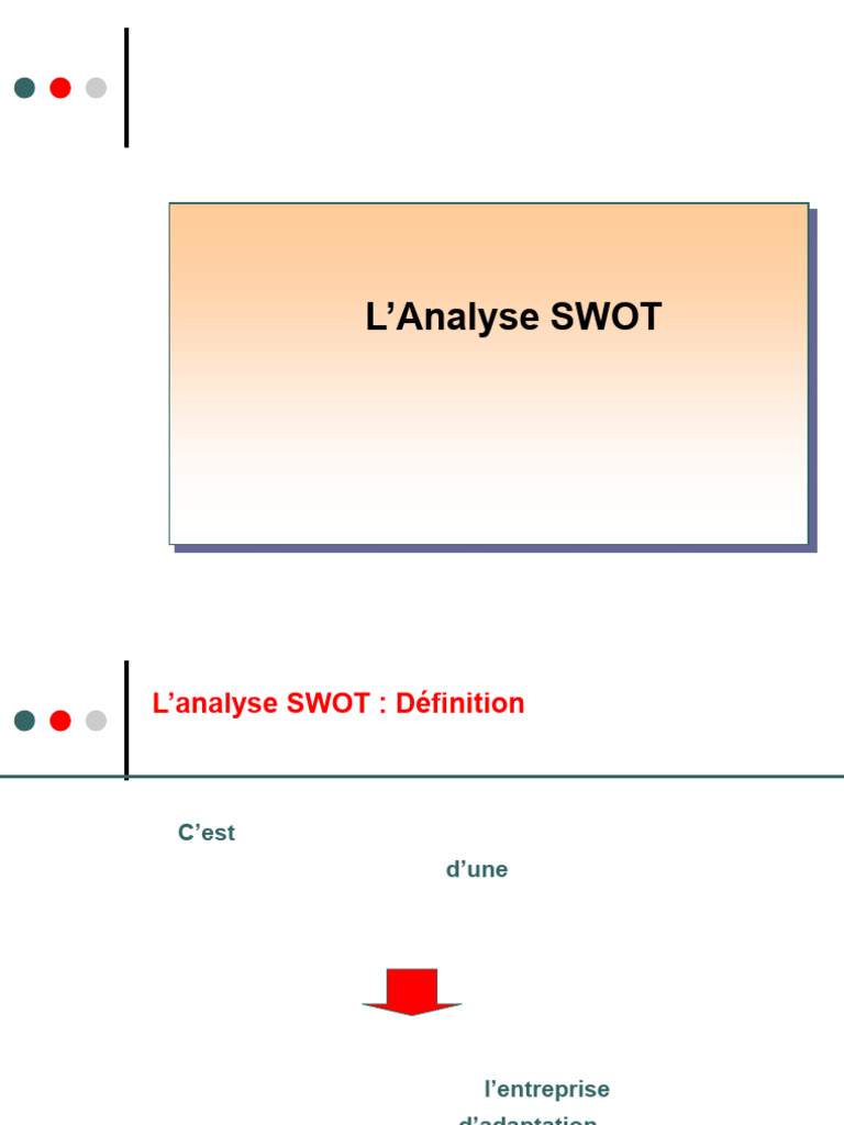 Analyse SWOT : Diagnostic et Stratégies | PDF | Analyse SWOT ...