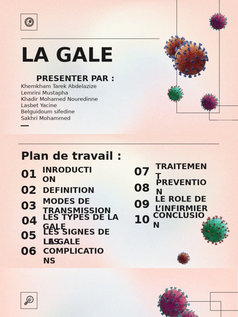 Comprendre la gale : symptômes et traitements | PDF | Médecine ...