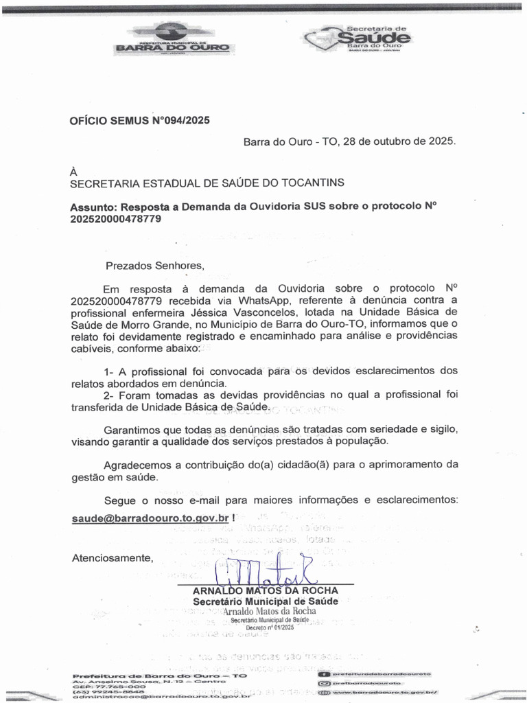 Oficio Semus N0942025 | PDF