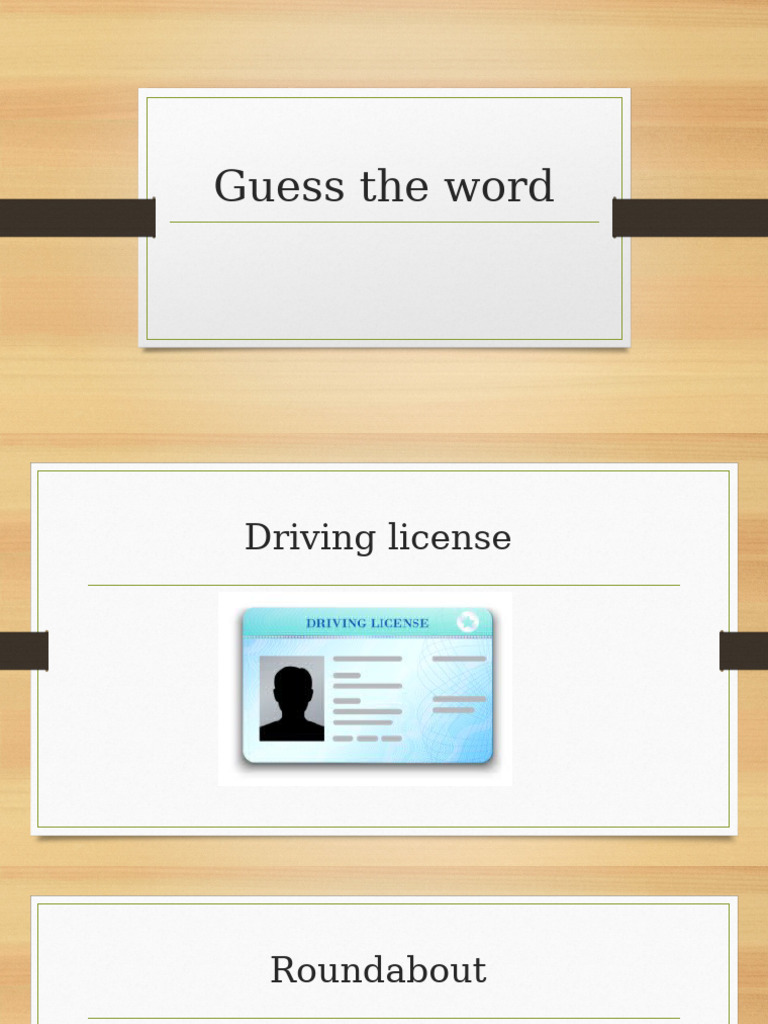 Guess The Word | PDF