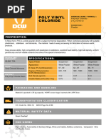 Technical Data Sheet for PVC Resin | PDF | Polyvinyl Chloride ...