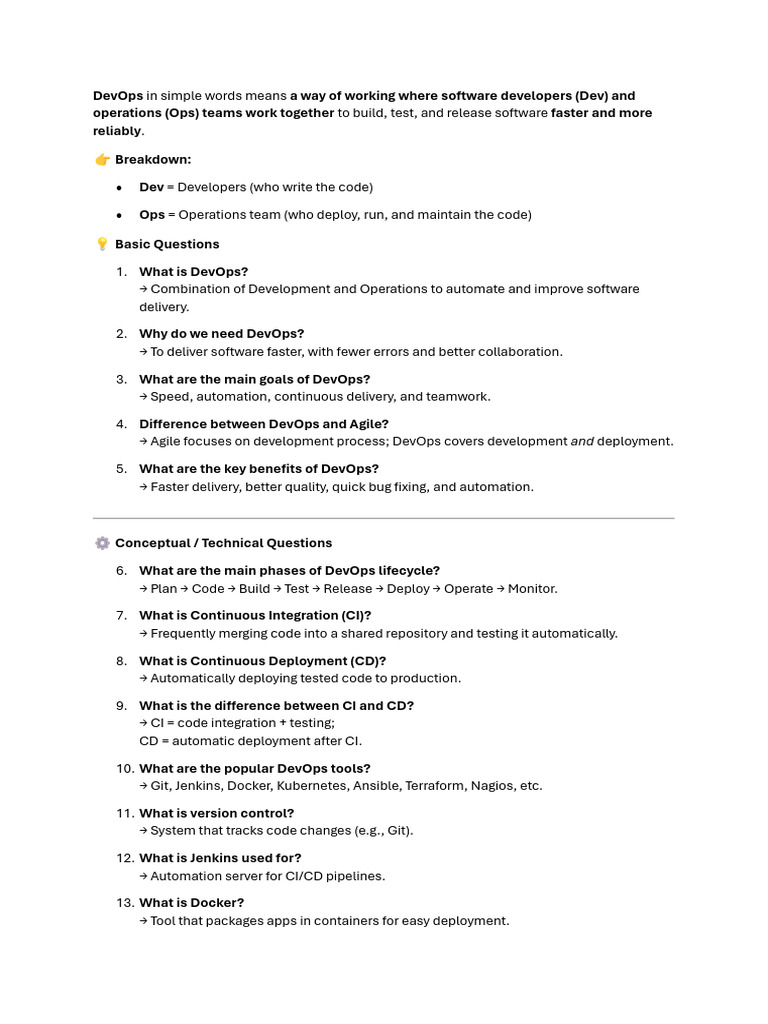 Advance Devops Viva Question | PDF | Systems Engineering | Software Industry