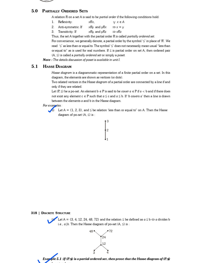 Hasse Diagram and Lattice | PDF | Mathematics | Mathematical Relations