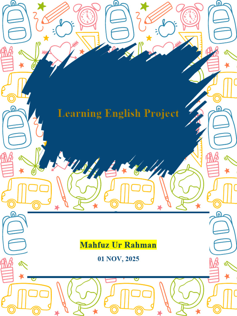 Learning English Project. | PDF