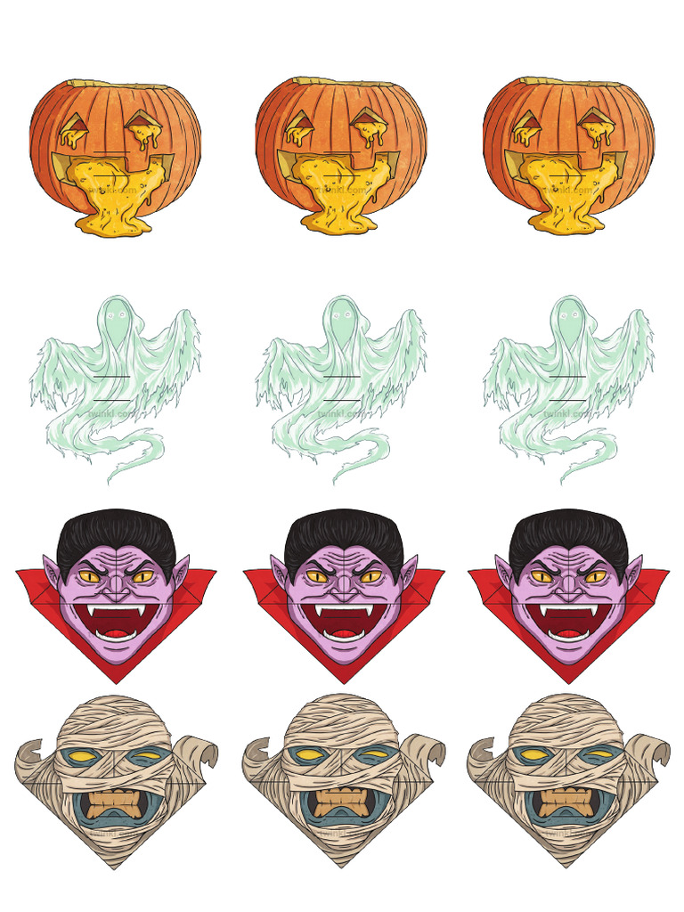 Easy Halloween Printable Pencil Toppers | PDF