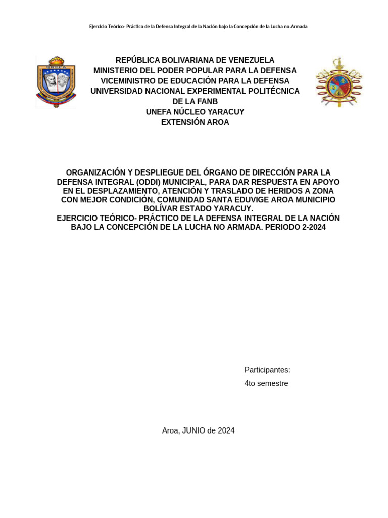 Din Informe Extensión Aroa-1 | PDF | Venezuela | Río