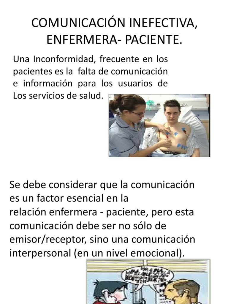 Comunicacion Efectiva En Enfermeria
