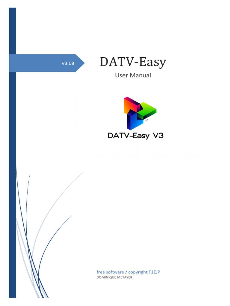 DATV Easy 3.08 en | PDF | Bit Rate | Mp3