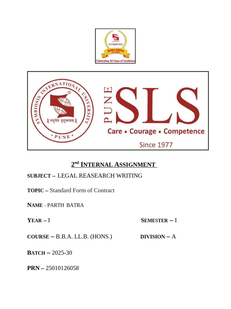 Legal Research Internal 2 | PDF | Common Law | Business Law