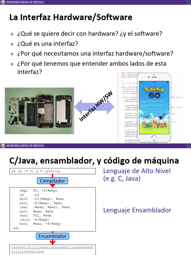 Laminas 2 CS6001-L01-intro - 17-2-2 | PDF | Lenguaje ensamblador | Programación