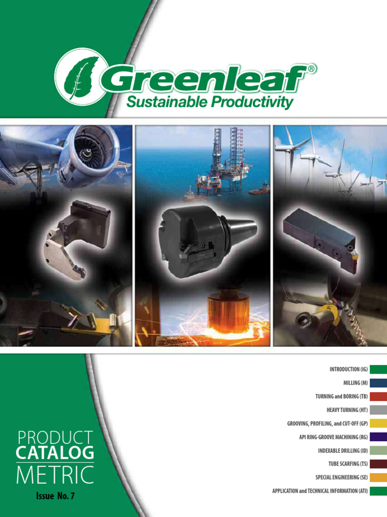 Greenleaf Metalcutting Tools Catalog | PDF | Steel | Stainless Steel