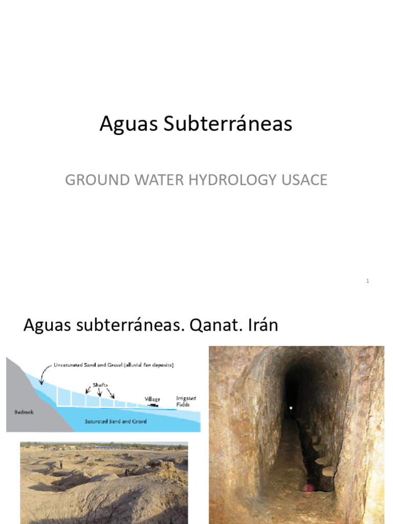 Contaminación y Calidad de Aguas Subterráneas | PDF | Agua subterránea ...