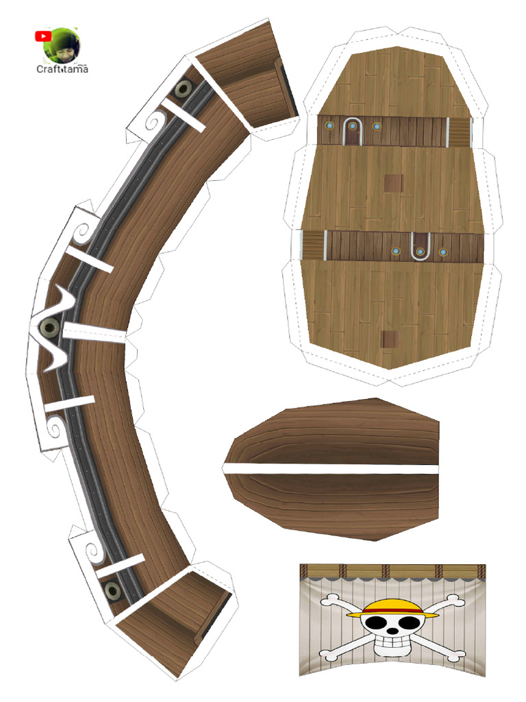 Papercraft Going Merry Simple-Craft Tama | PDF