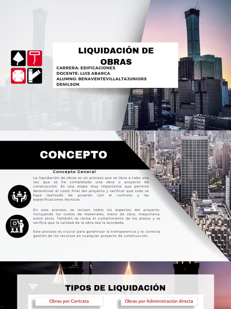 Liquidación de Obras en Construcción | PDF