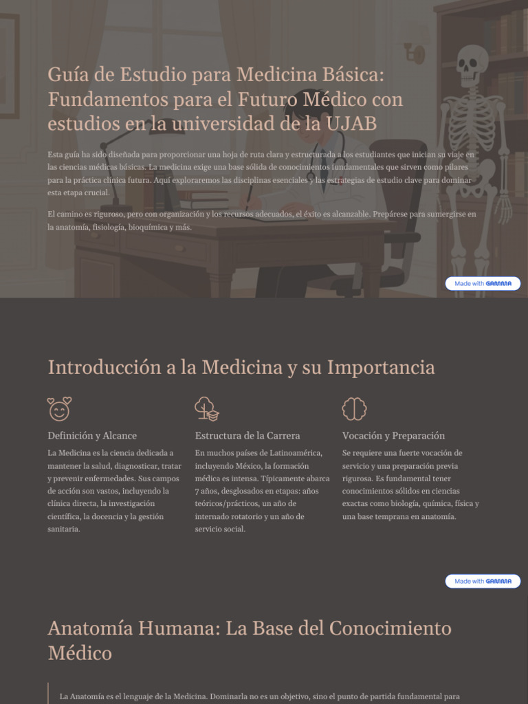 Guía de Estudio para Medicina Básica | PDF | Medicina | Metabolismo