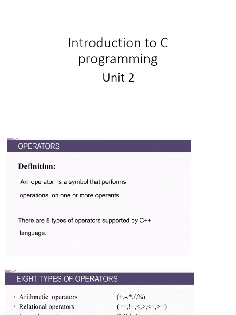 Unit 2 Updatedfinal | PDF | Control Flow | Computer Programming